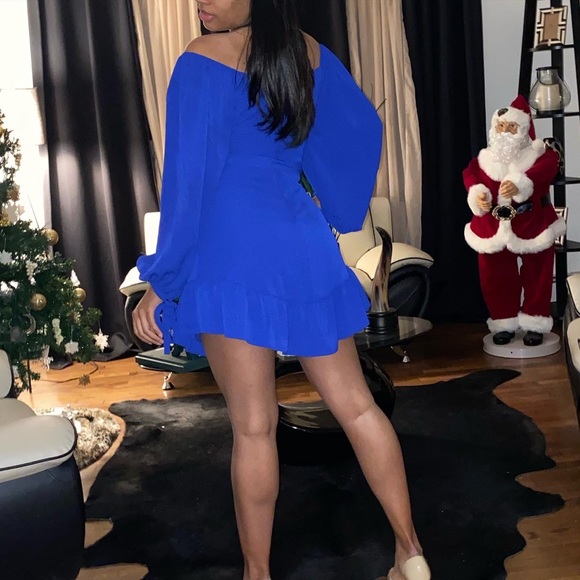 Dresses | Beautiful Dress With An Intense Blue Color Size 91 | Poshmark